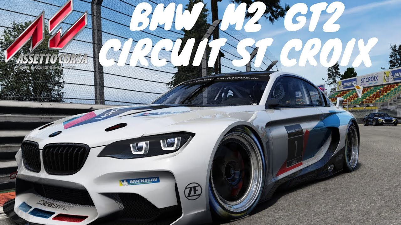 Assetto corsa Mod BMW M2 GT2 & Circuit Saint Croix France .. - YouTube