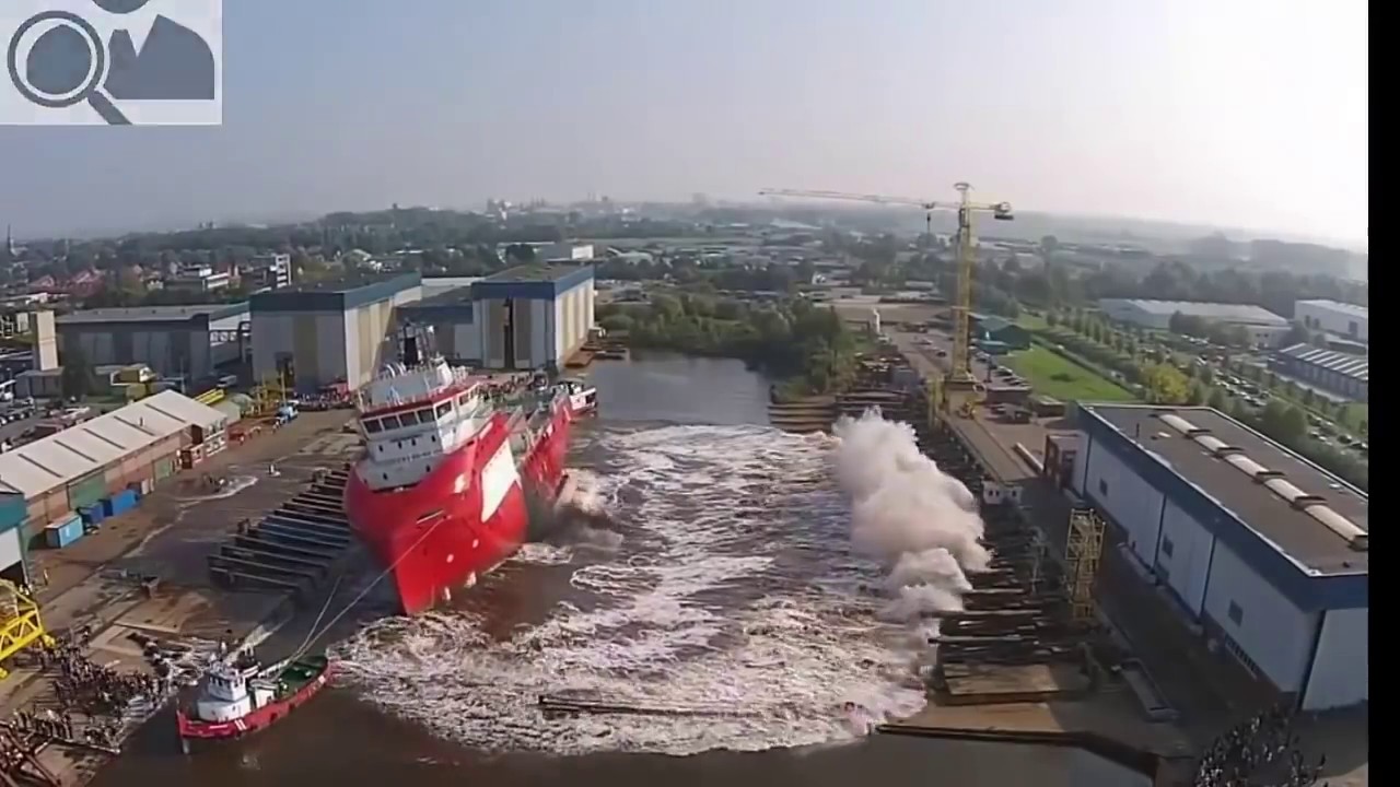 big ship Launch Compilation HD 2017-2018 || ship launch fail - YouTube