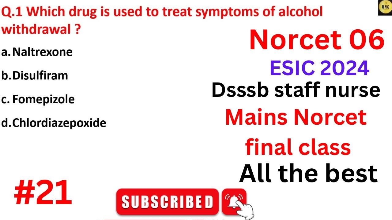 Norcet exam preparation I Aiims Norcet 2024 I Aiims Norcet questions ...