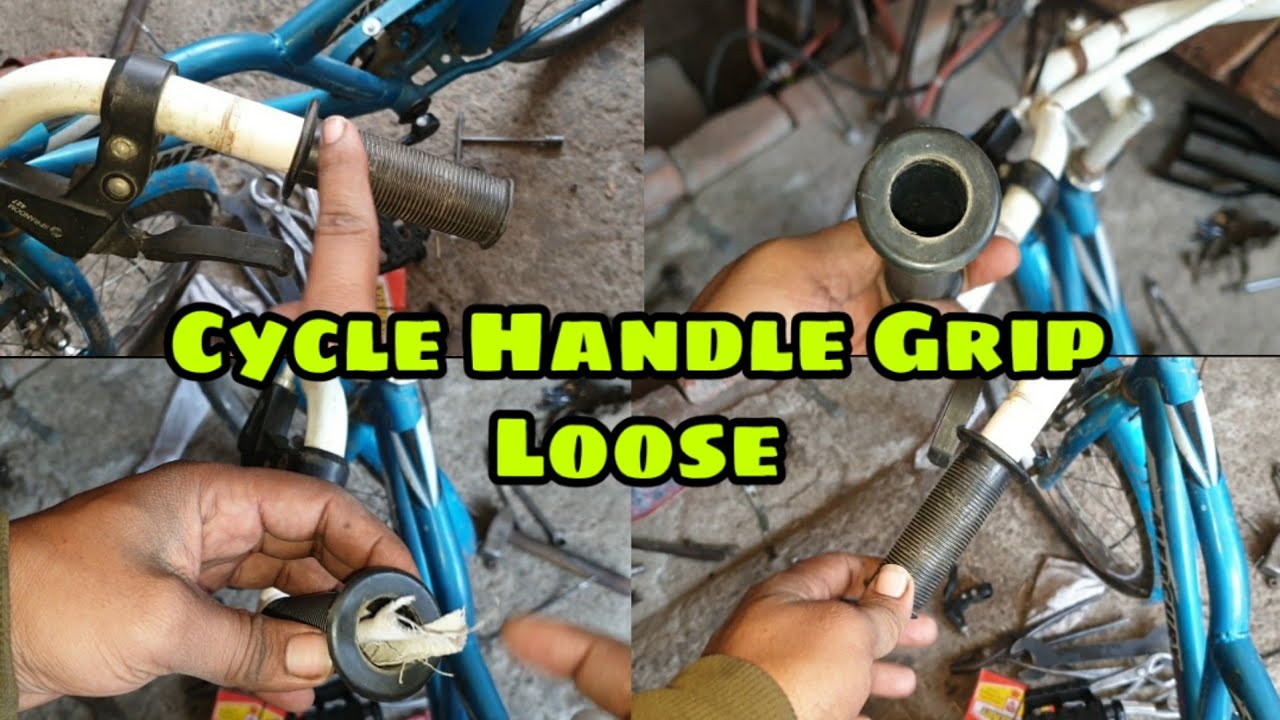Cycle Handle Grip loose| Cycle Handle Grip Under Loose - YouTube