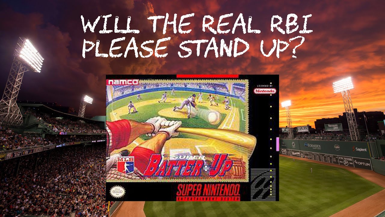 Super Batter Up - Super Nintendo - The Real RBI Baseball Sequel - YouTube