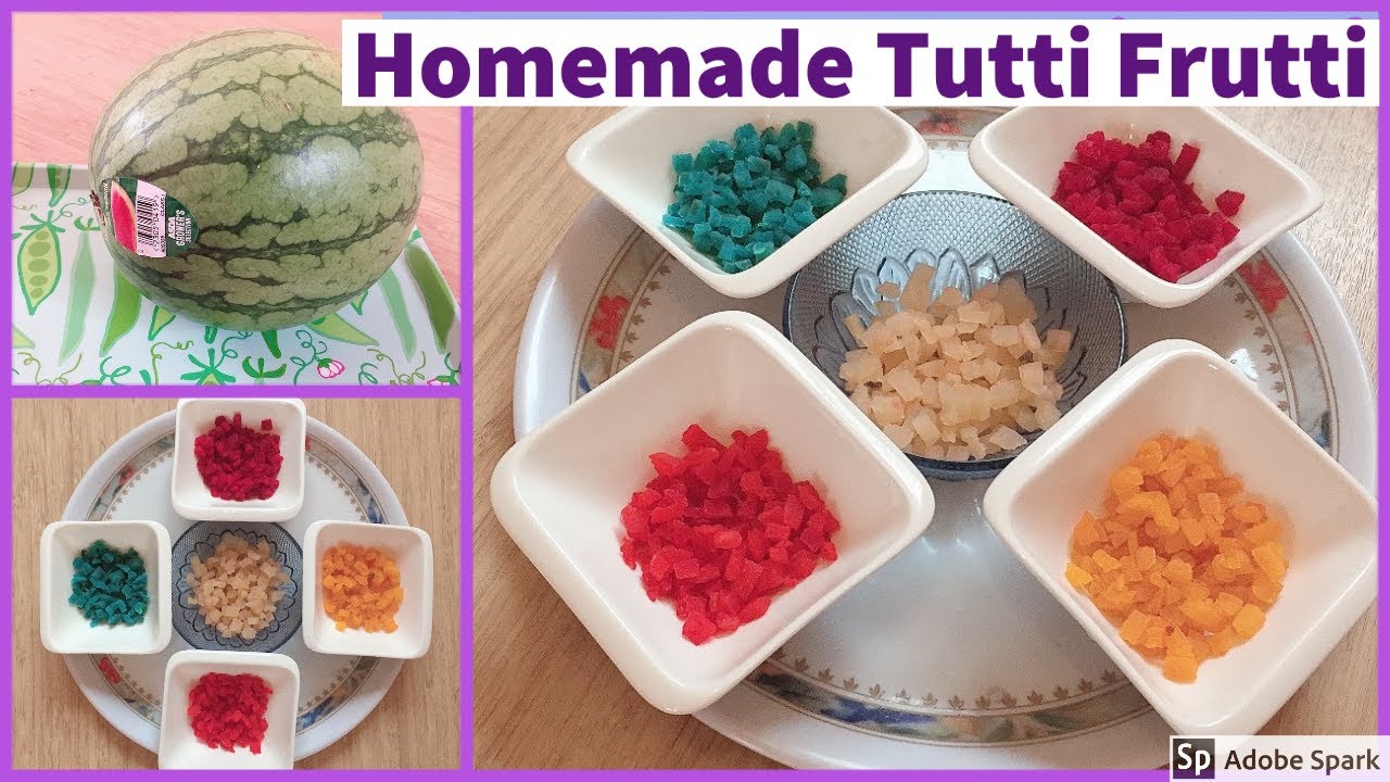 How To Make Tutti Frutti At Home / #Easy - YouTube