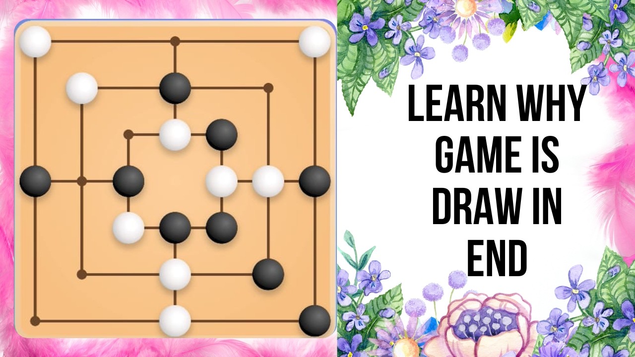 Learn how to draw the game of mills | The Game FORCED Us to Draw! |draw ...