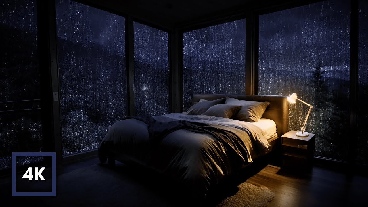 Heavy Rain to Sleep FASTEST - Rain on Window for Sleeping & Insomnia ...