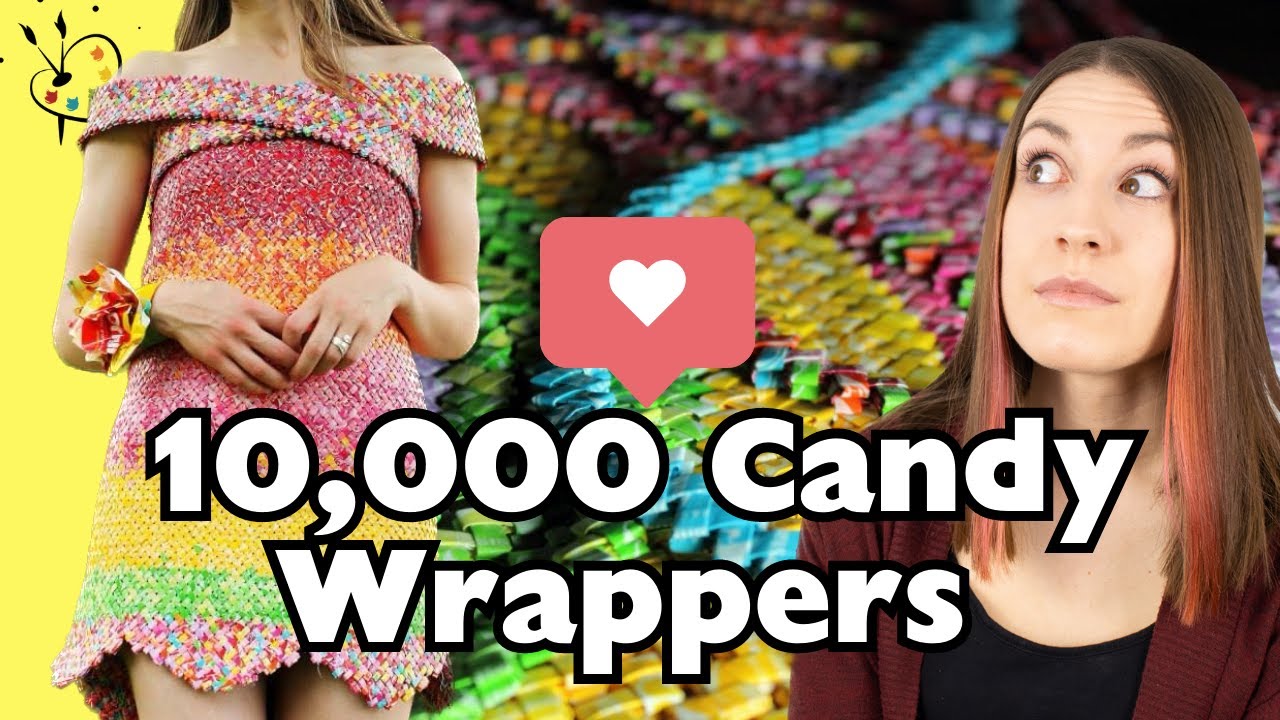 I Went Viral for a Candy Wrapper Dress - YouTube