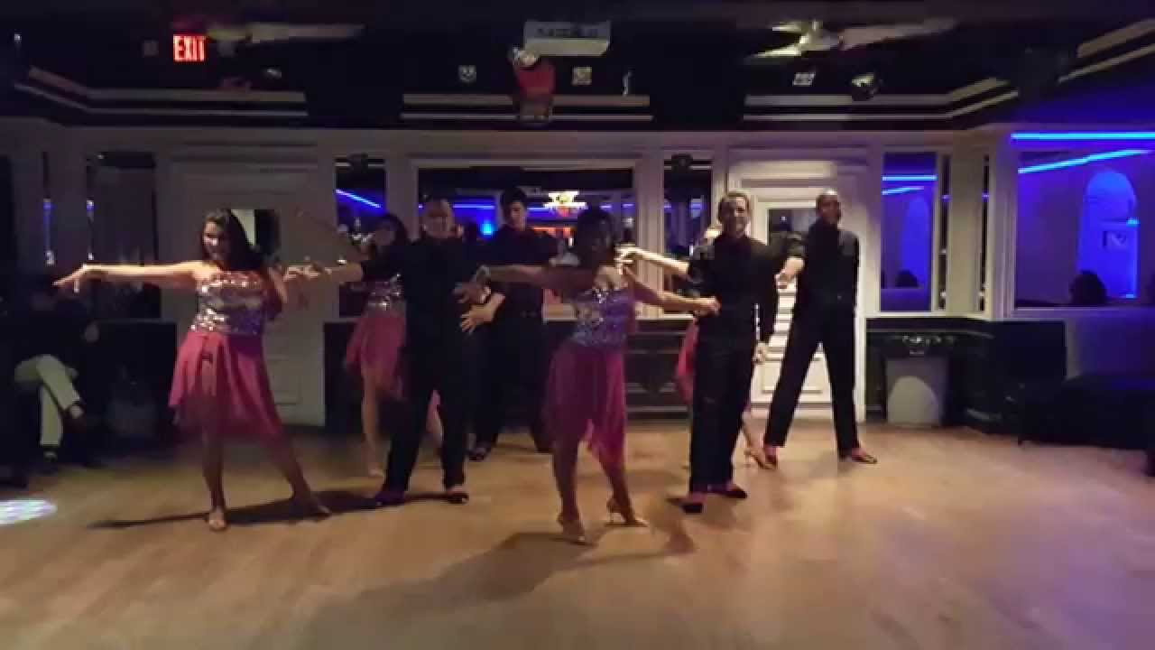 PasoFino Atlanta Salsa Team - Que Va (Sanctuary Night club) - YouTube