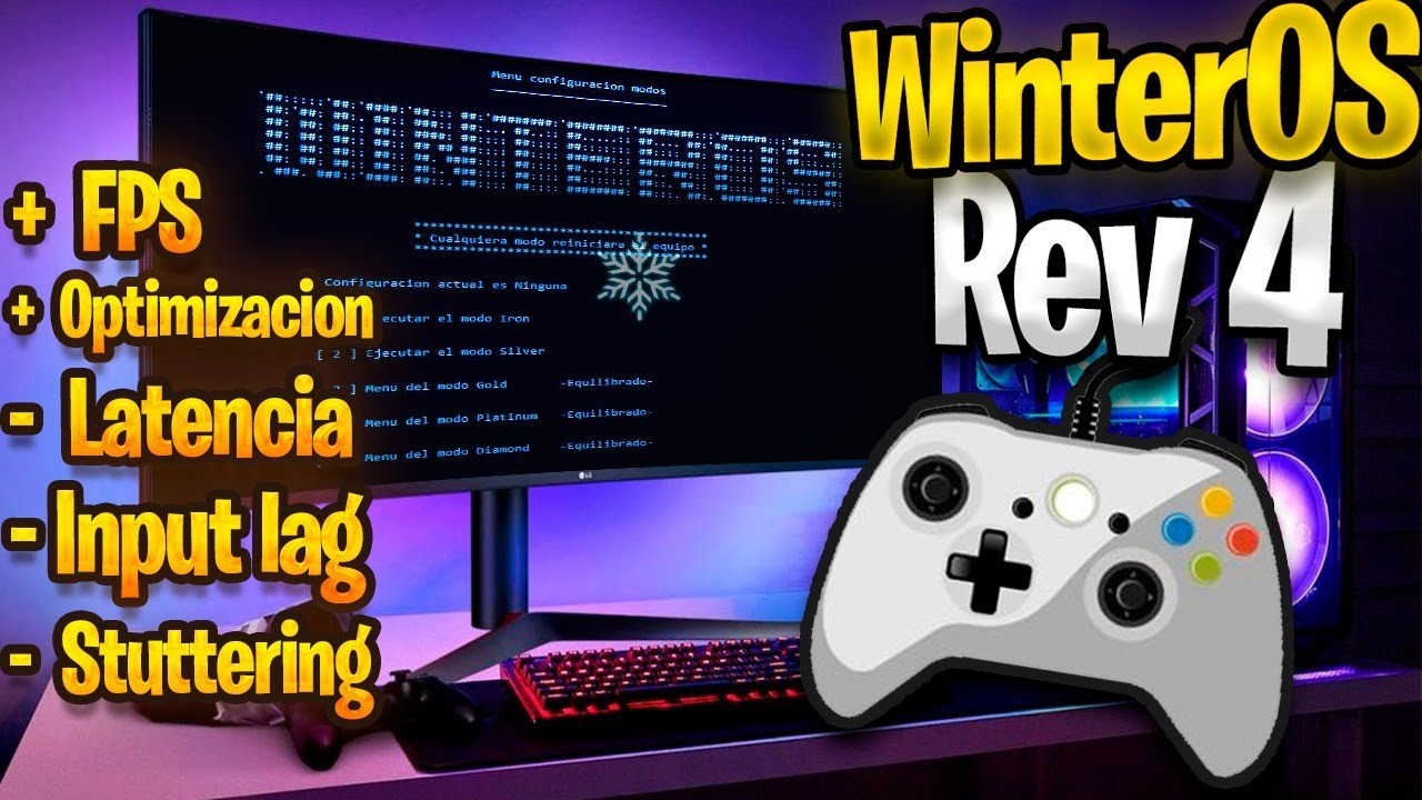 WINTEROS: Rev04 21H2/LTSC: EL MEJOR WINDOWS OPTIMIZADO PARA GAMING Y ...