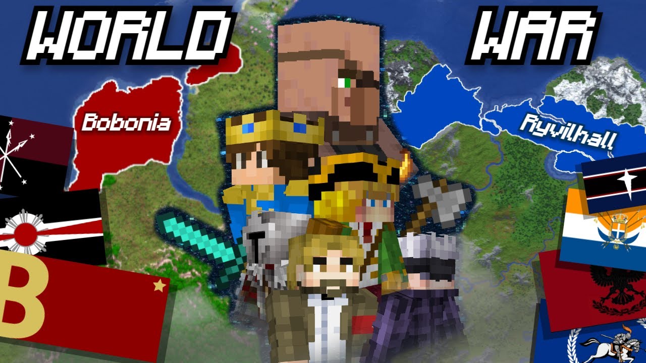 Minecraft Nations Simulate a World War against a Tyrannical Dictator! | Rise & Rule | - YouTube