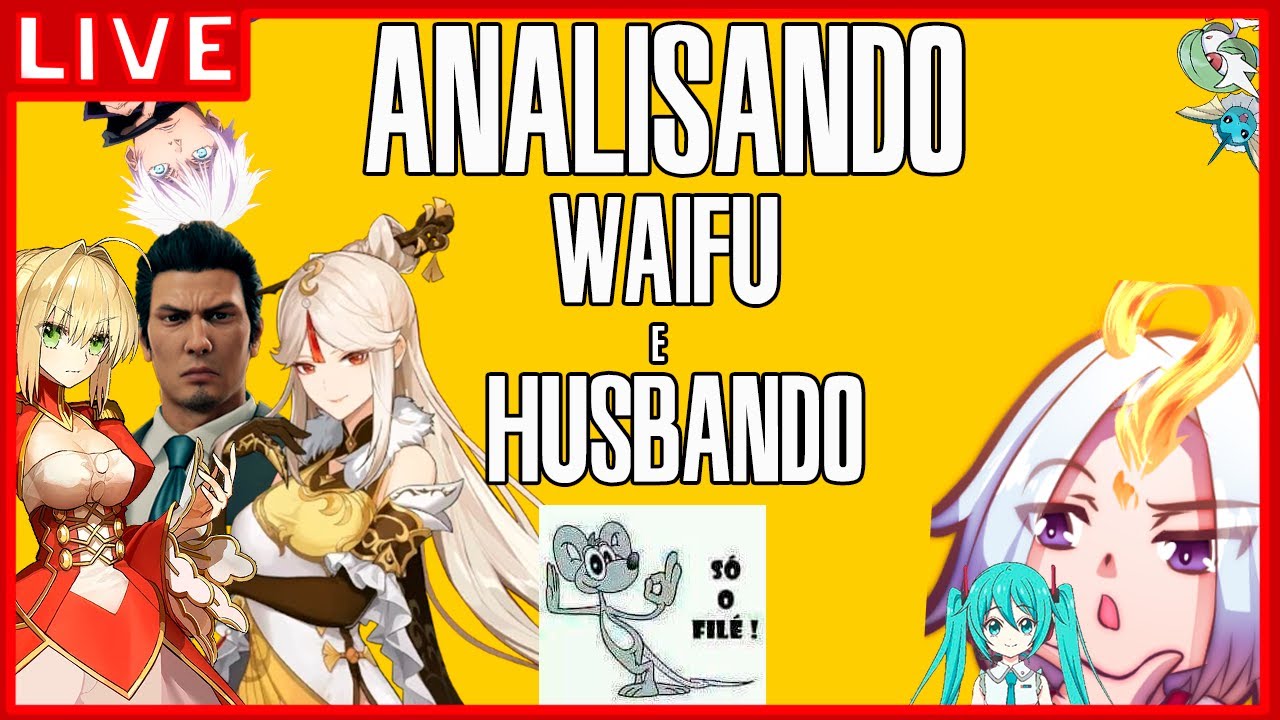 Analisando as waifus e os husbando da galera - YouTube