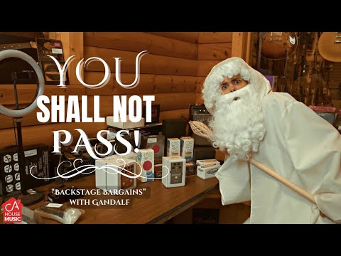 “Backstage Bargains” with Gandalf! - YouTube