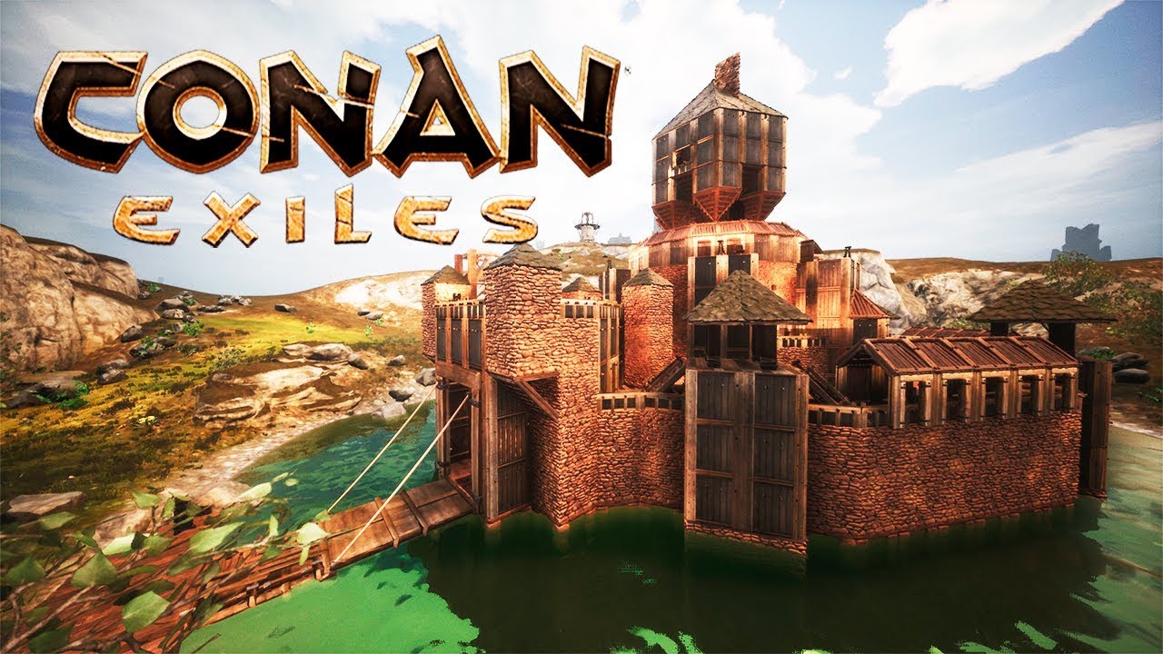 Conan Exiles - Medieval Fortress pt2/2 (300%) - YouTube