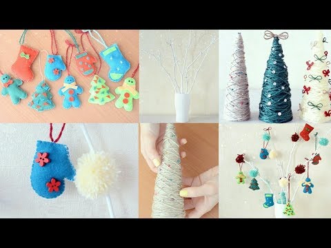 Kolay Yılbaşı Dekorasyon Fikirleri! | Kendin Yap | DIY Christmas room decorations 2017