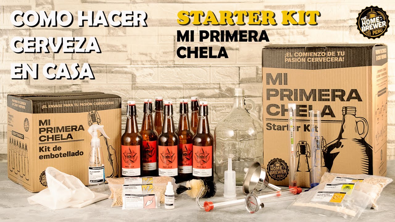 Como hacer cerveza en casa STARTER KIT / Cerveza Artesanal - YouTube