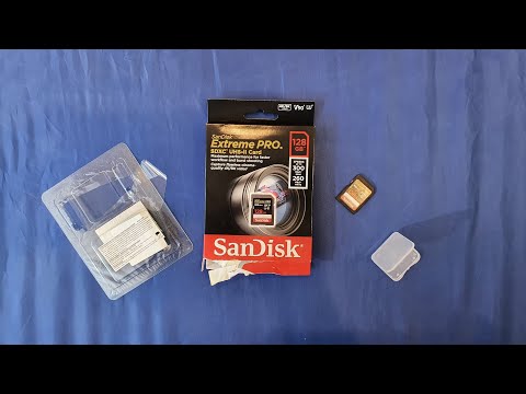 SanDisk Extreme PRO SDXC UHS-II Card Unboxing