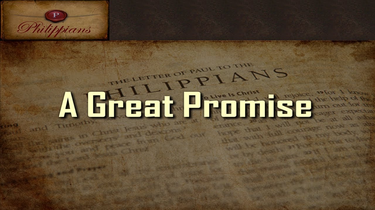 A Great Promise - YouTube