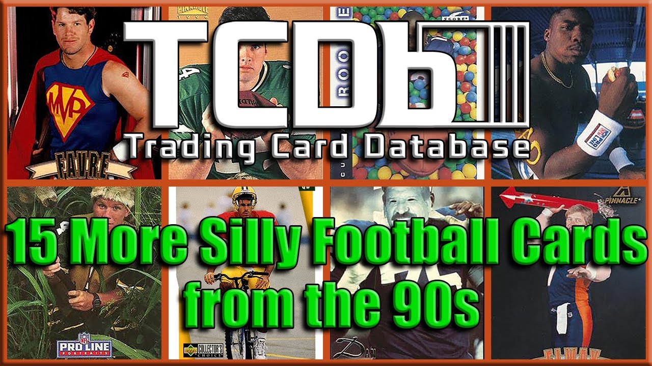 15 More Silly Football Cards from the 90s - YouTube