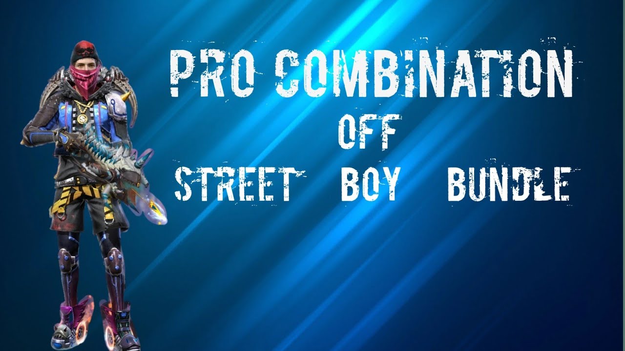 Free Fire Street Boy Bundle Combination Street Boy Bundle Dress ...