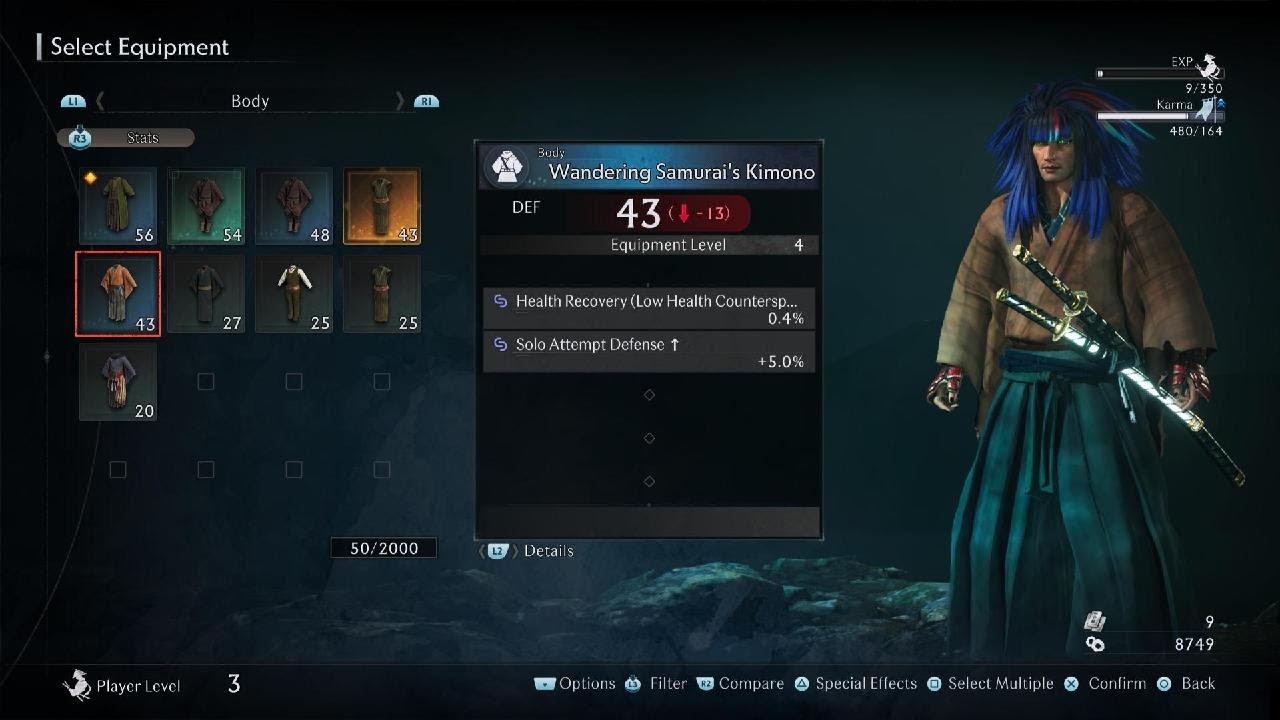 Rise of the Ronin how to unlock wandering samurais kimono - YouTube