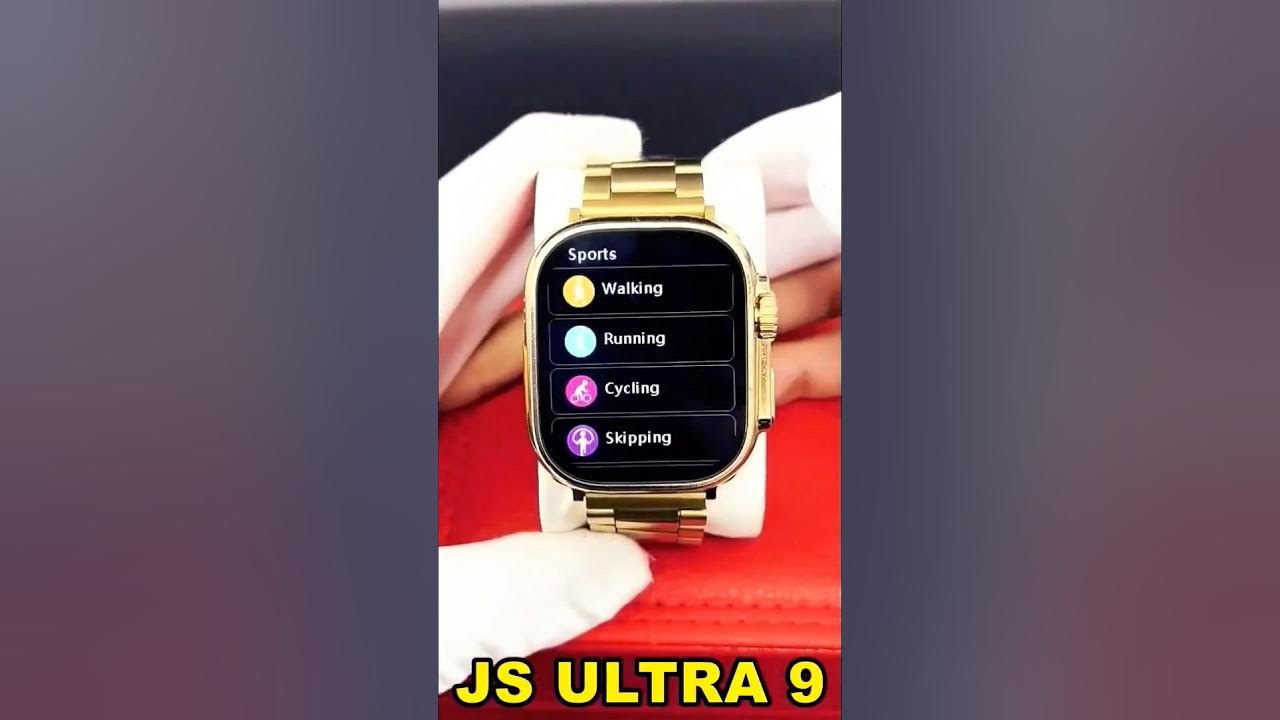 SMARTWATCH JS ULTRA 9 DOURADO - JS ULTRA LIGHT 9 #shorts #smartwatch # ...