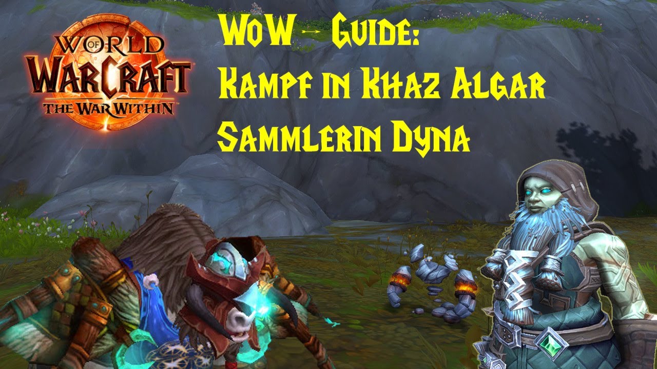 WoW-Guide: Erfolg: Kampf in Khaz Algar - Sammlerin Dyna - Steinsammlerin - YouTube