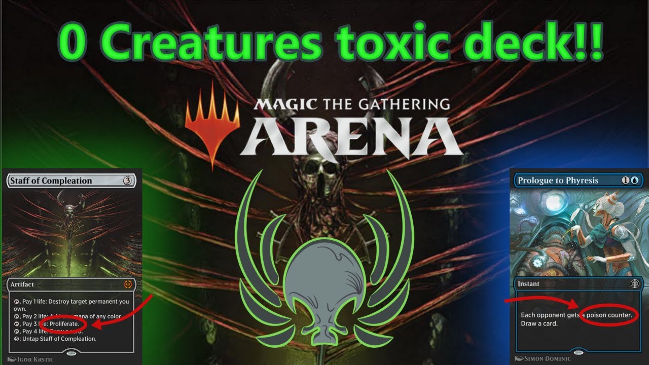 Deck that WINS with zero creature cards [MTG ARENA GAMEPLAY] - YouTube