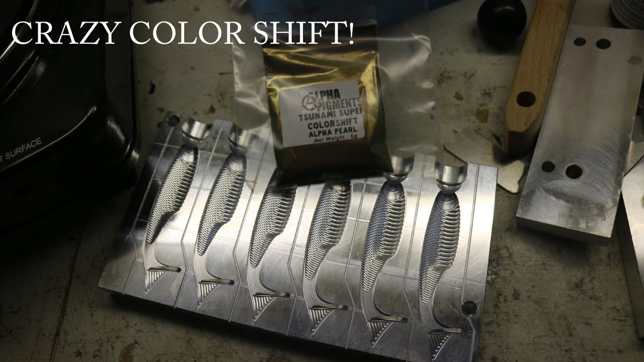 CRAZY COLOR SHIFT POWDER!! 3.2 inch Epic Slouch - YouTube