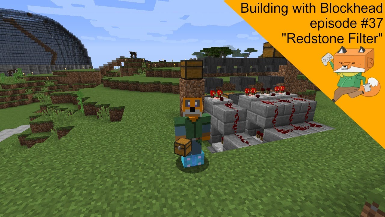 Minecraft with Blockhead Episode 37 "Redstone Filter" - YouTube