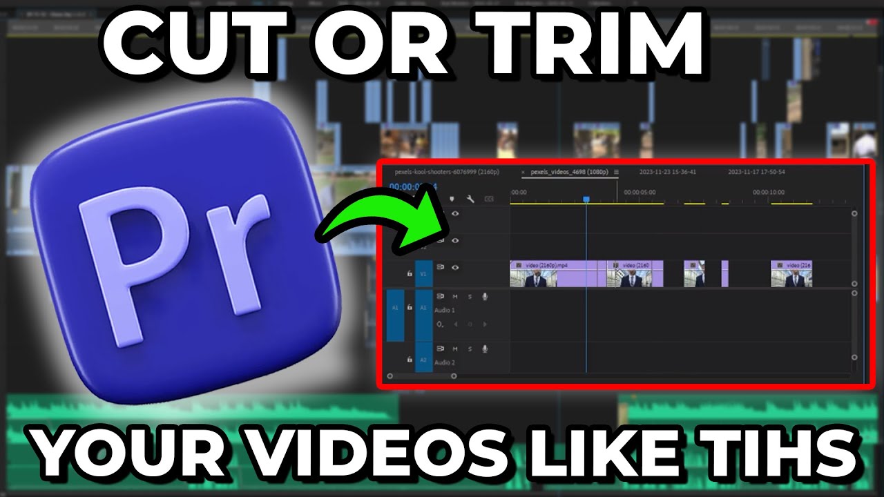 How To Cut Or Trim Your Videos Properly In Premiere Pro - YouTube