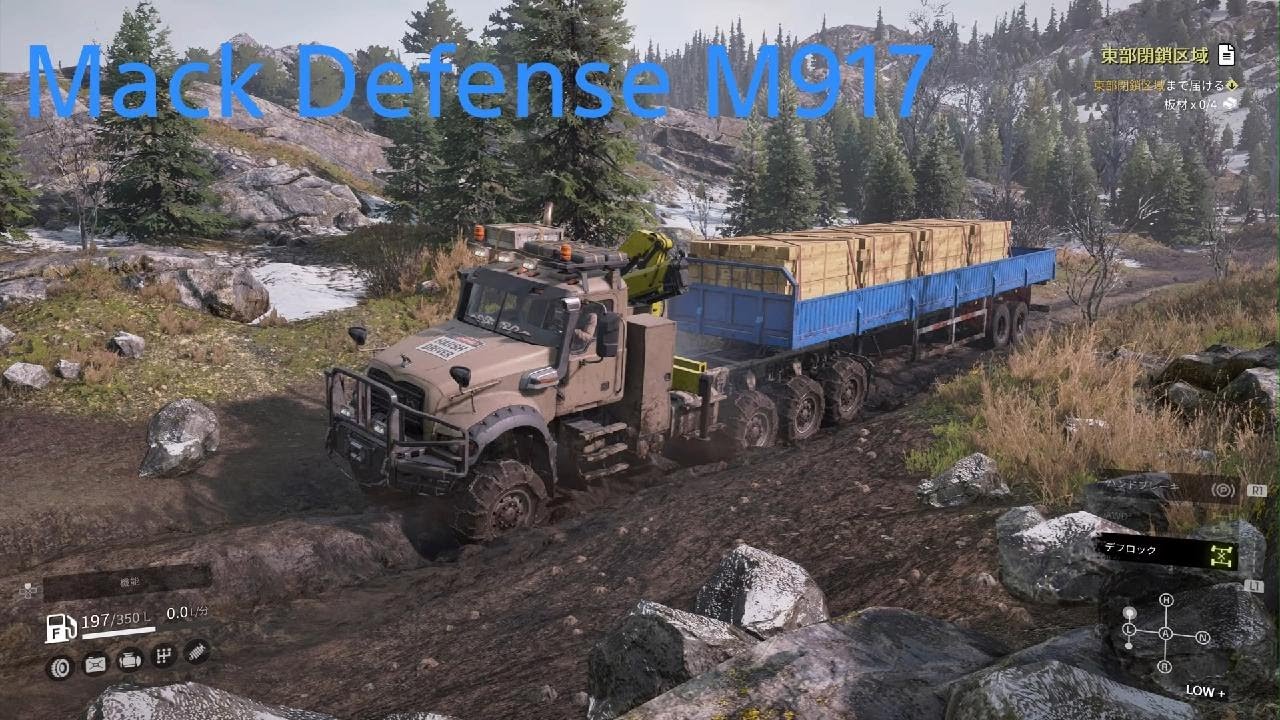 Mack Defense M917 & trailer | SnowRunner PS5 - YouTube
