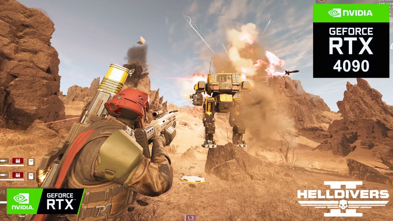 HELLDIVERS 2: PLANET BLISTICA on RTX 4090 24GB (4K Maximum Graphics) - YouTube