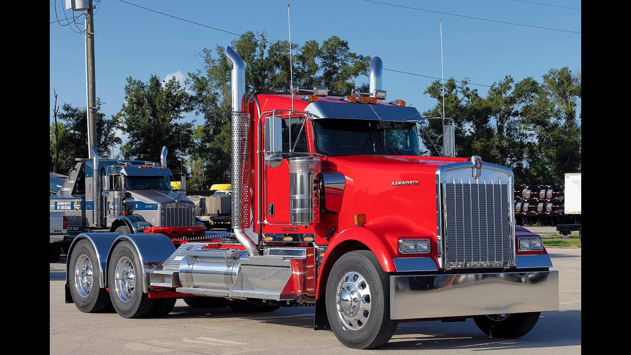 RED 100TH ANNIVERSARY KW W900L in red. - YouTube