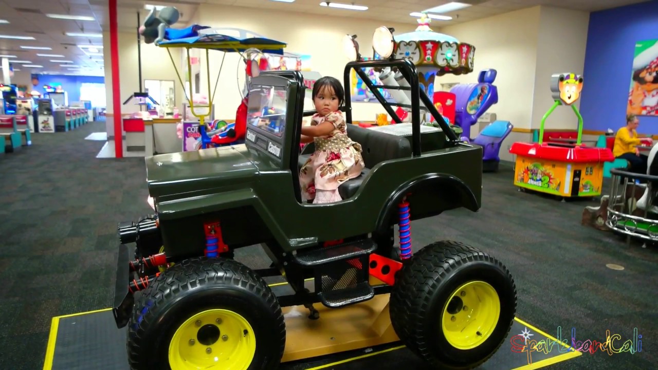 Chuck E. Cheese Baby's First Time to Ride Rides and Second Visit Ever ...