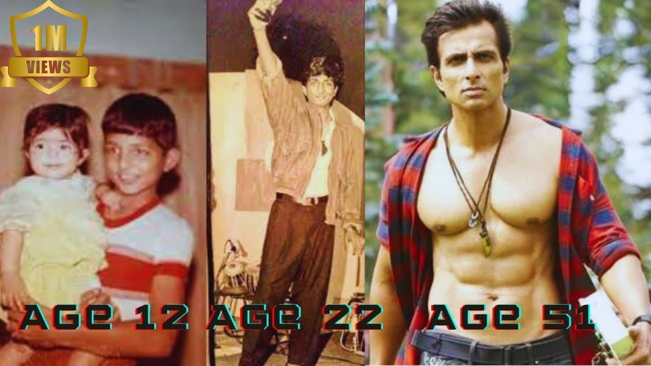 Sonu Sood: 1973 to 2024 - Age Transformation Through the Journey - YouTube