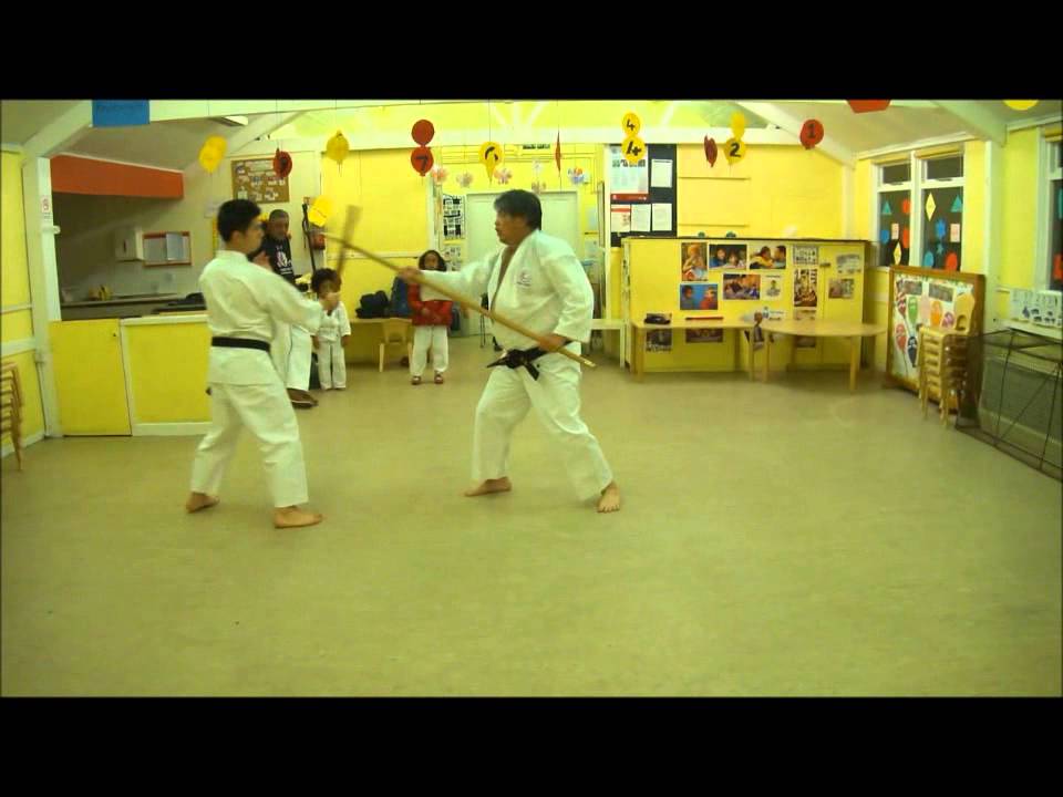 abbey kempo jugoken weapons shakujo n noibo - YouTube