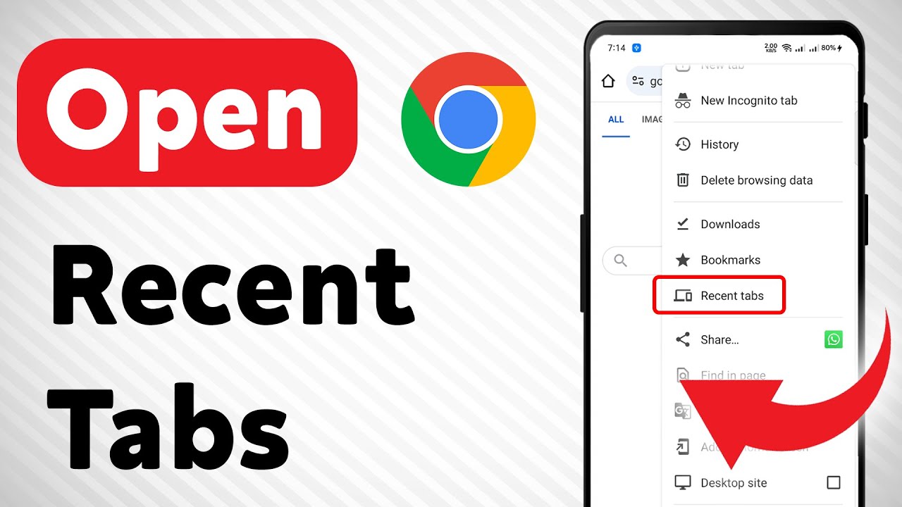 How To Open Recent Tabs On Google Chrome (Updated) - YouTube