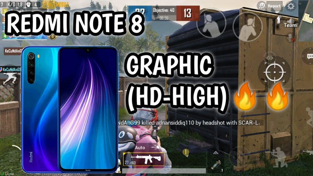 TESTING HD-HIGH GRAPHICS ON REDMI NOTE 8 WITH GFX TOOL!! FPS DROP ...