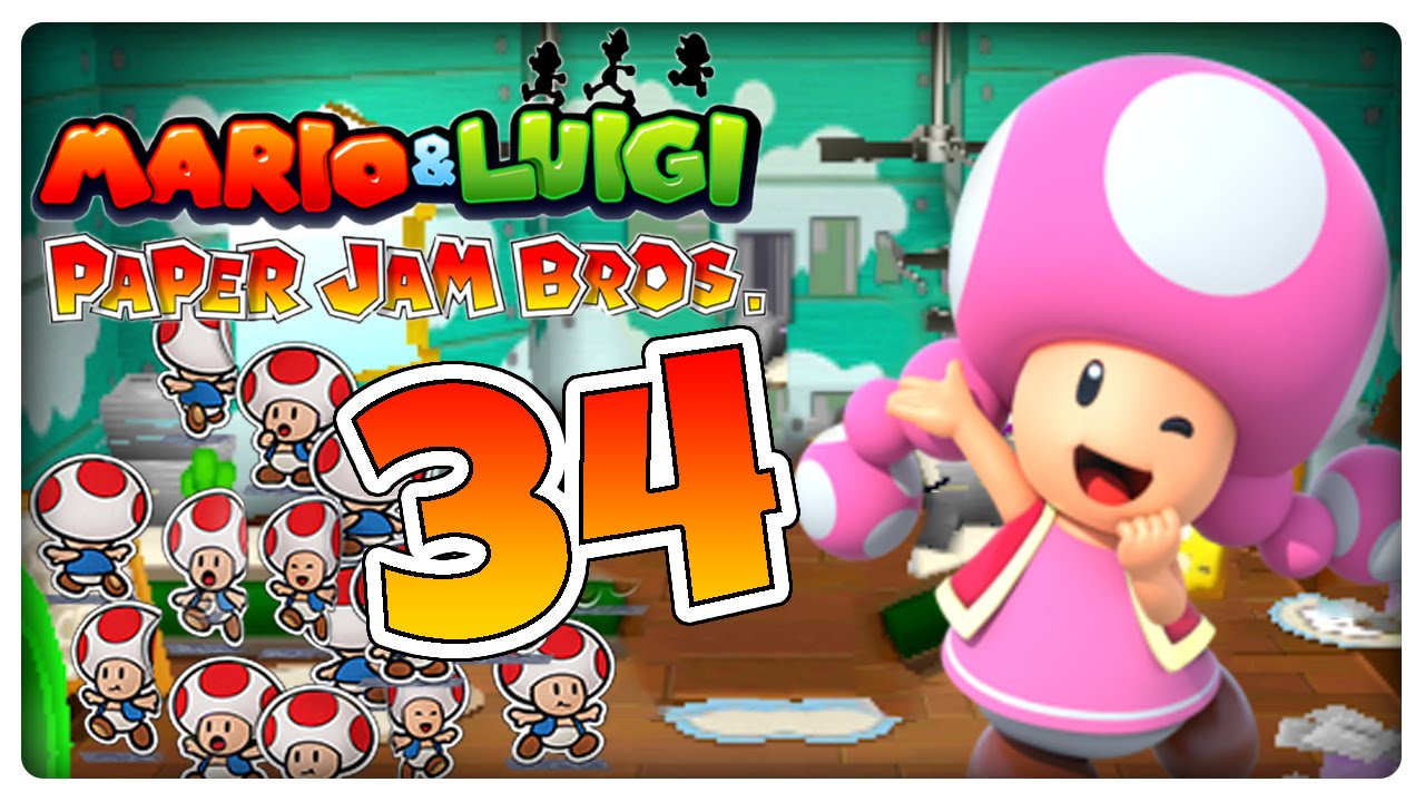 MARIO & LUIGI PAPER JAM BROS. Part 34: Papier-Toad Missionen auf dem ...