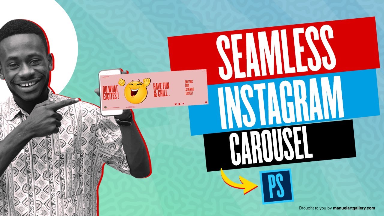 HOW TO DESIGN AN ENGAGING SEAMLESS IMAGE POST IN INSTAGRAM (PHOTOSHOP ...