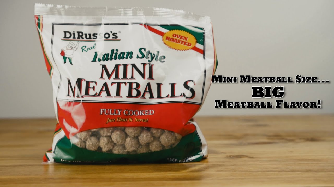 DiRusso's Real Italian Style Mini Meatballs: Mini Meatballs... Mini ...