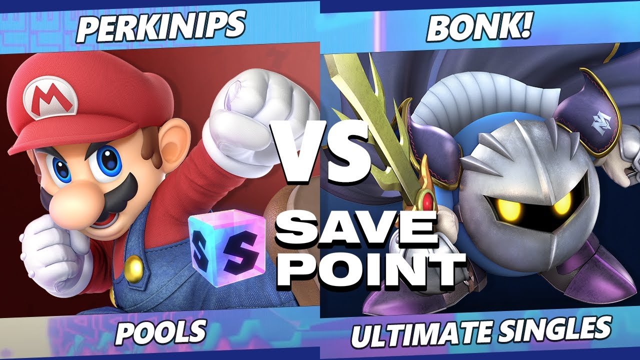 Save Point 2 - Perkinips (Mario) Vs. BONK! (Meta Knight) SSBU Ultimate ...