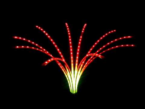 DMX Super Firework LED Tape Tree Light part 1 - YouTube