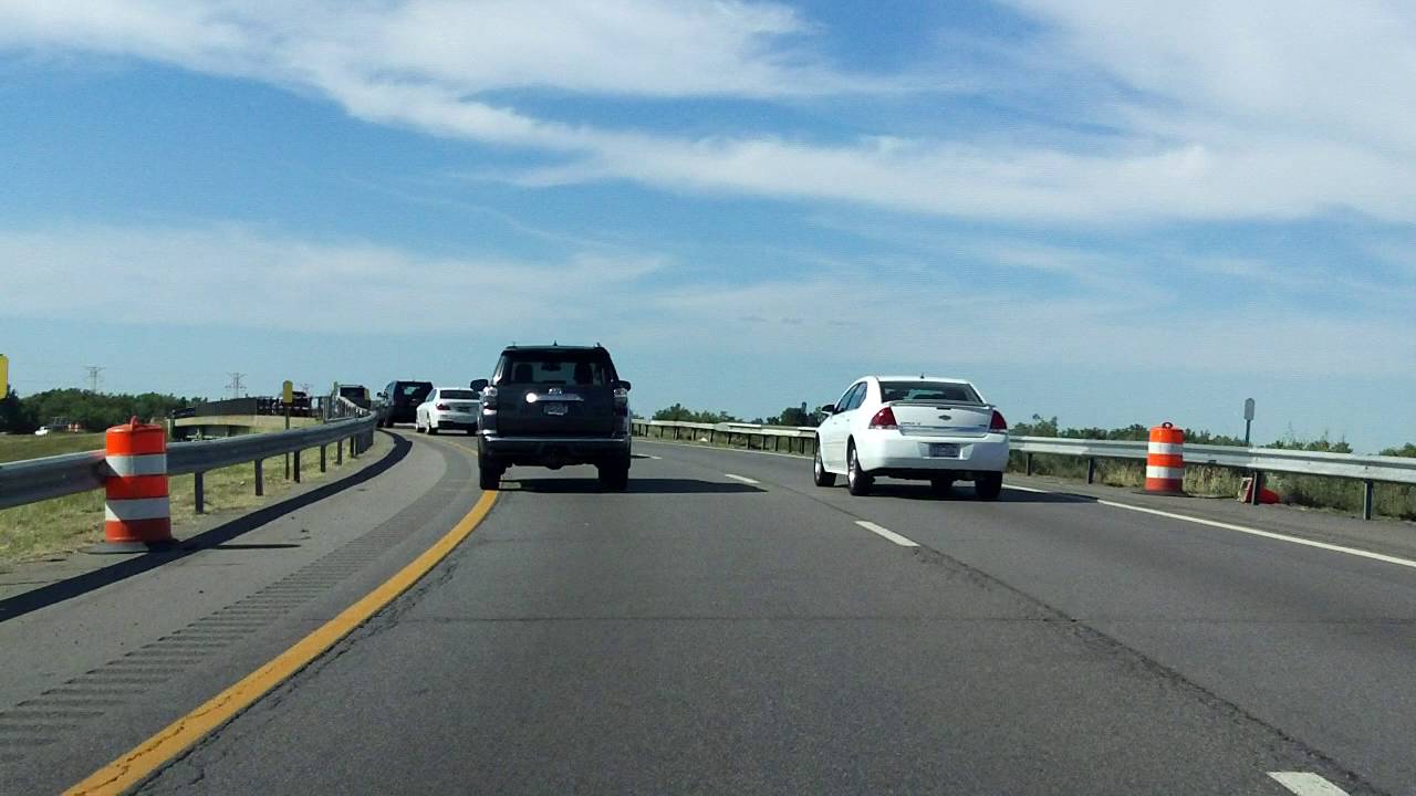 New York State Thruway (Interstate 90 Exit 50) westbound - YouTube