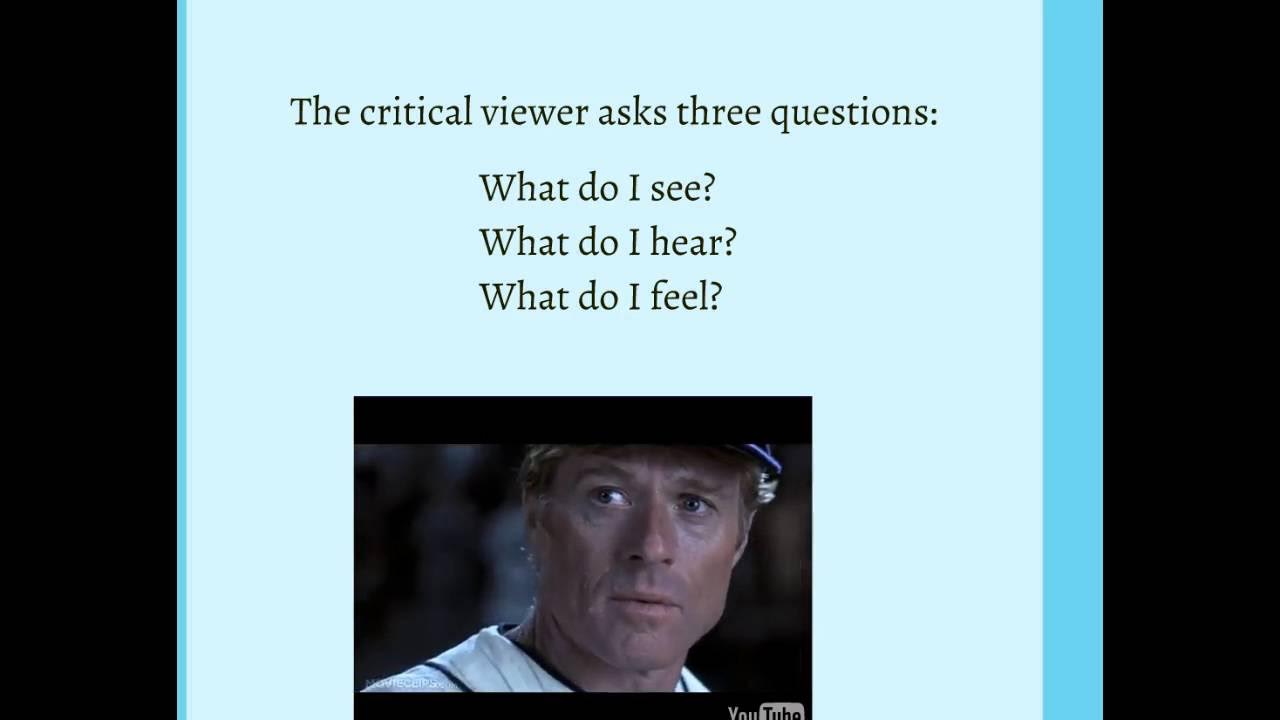 Critical Viewing Unit 1 - YouTube