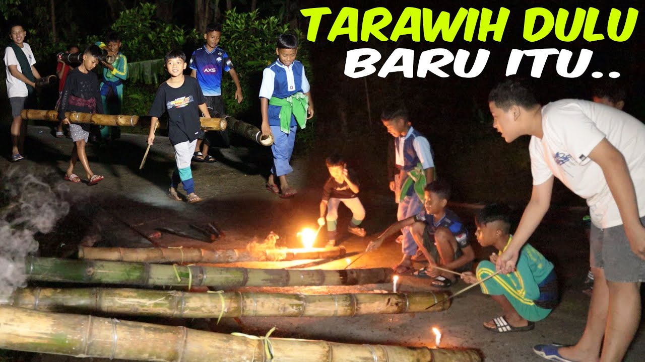 DITDIM MAIN MERIAM BAMBU MALAM HARI!! SERU JUGA.. - YouTube
