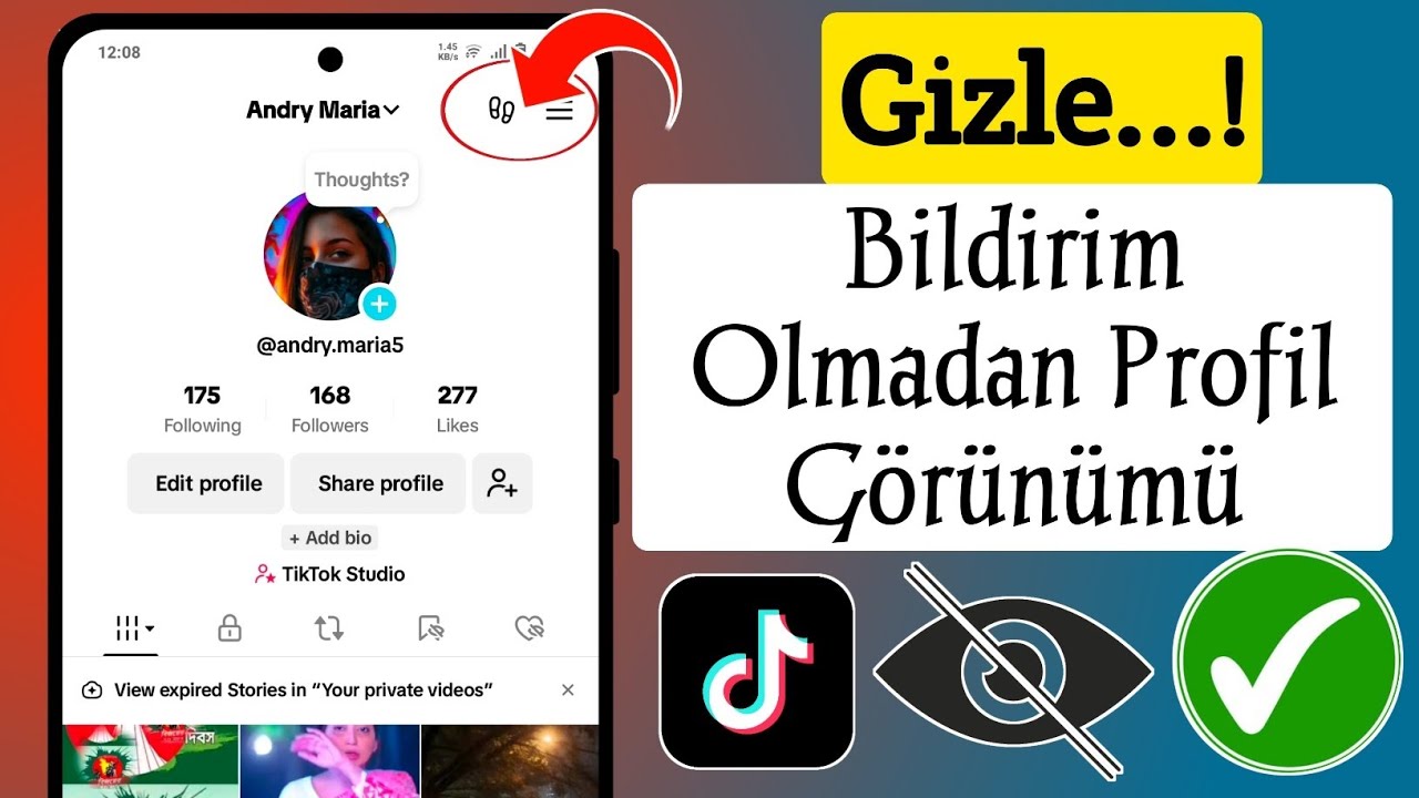 Birinin TikTok Profilini Kontrol Ettiğinizde Nasıl Gizlenirsiniz | @Dynamik.Solution - YouTube