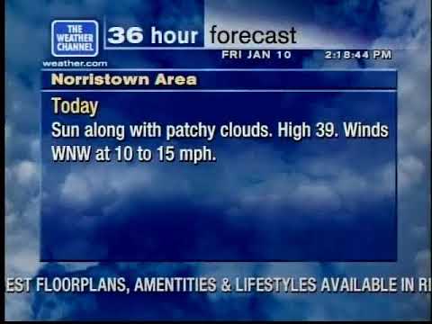 Weather Channel local forecast (2003) - YouTube