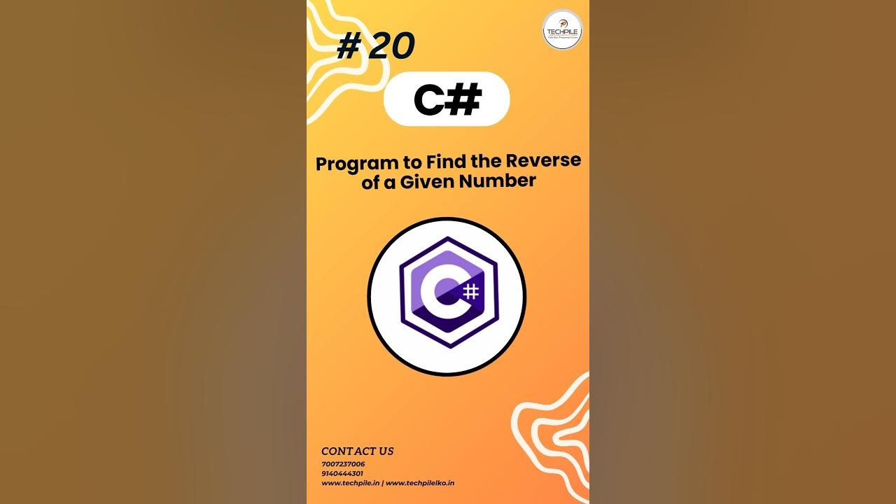 🔥Reverse the Given Number in C# @codehelperyt #coding #programming #code #csharp - YouTube