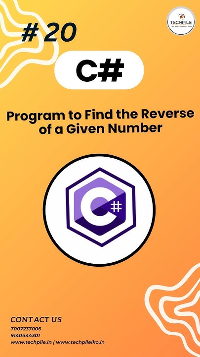 🔥Reverse the Given Number in C# @codehelperyt #coding #programming #code #csharp - YouTube