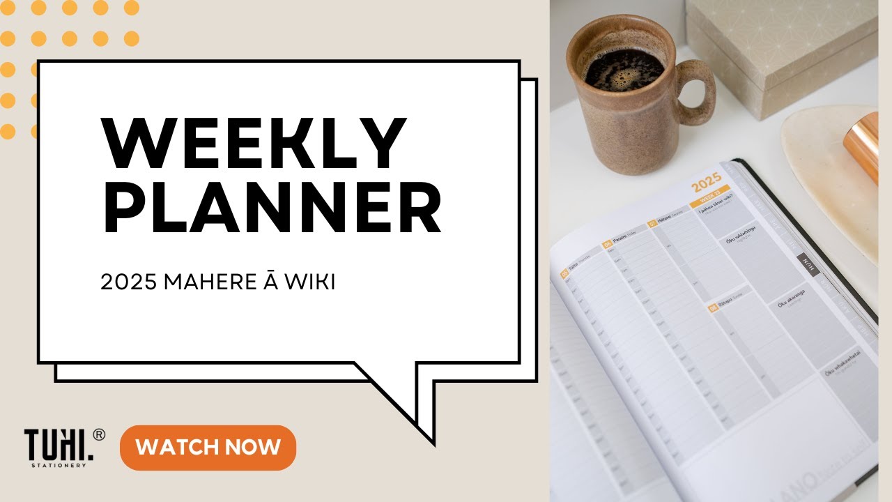 2025 Mahere a wiki - Weekly planners - YouTube