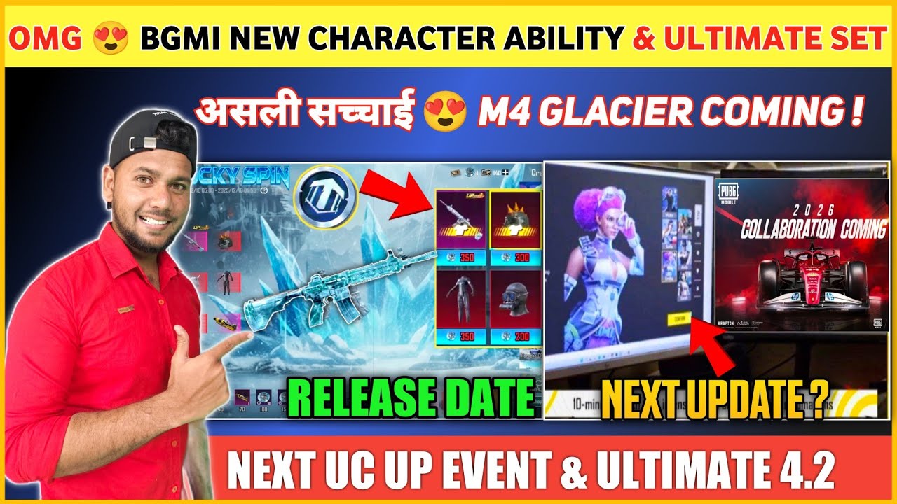 BIG NEWS 😍 M4 Glacier in Bgmi | Next Ultimate Outfit Bgmi | New ...